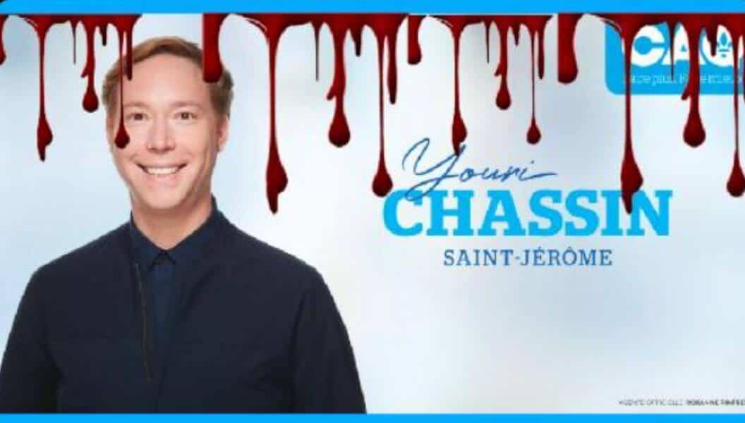 Image dégoulinante de sang: le caquiste Sylvain Lévesque porte plainte à la police | JDM