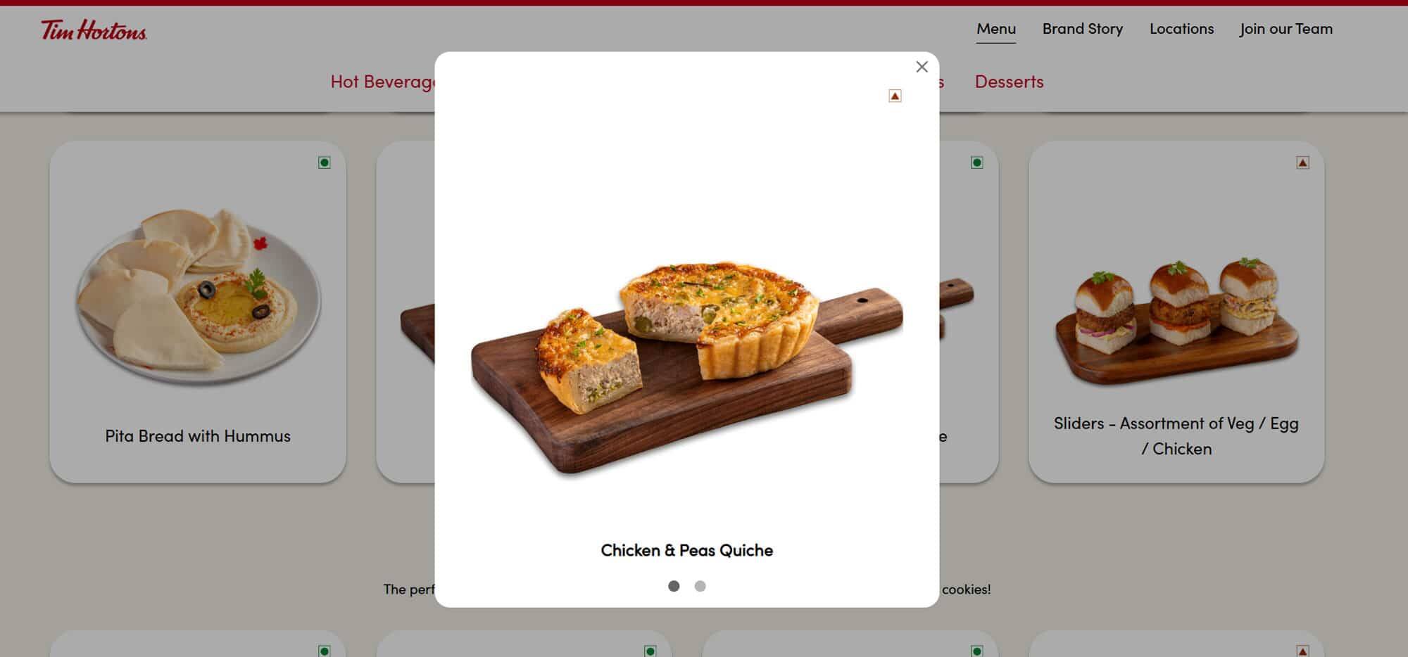 Ouverture d’un 3e restaurant Tim Hortons en Inde, et le menu est très ...