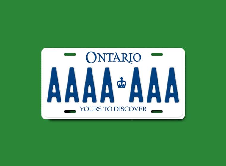 Fini le renouvellement des plaques d’immatriculation en Ontario | JDM