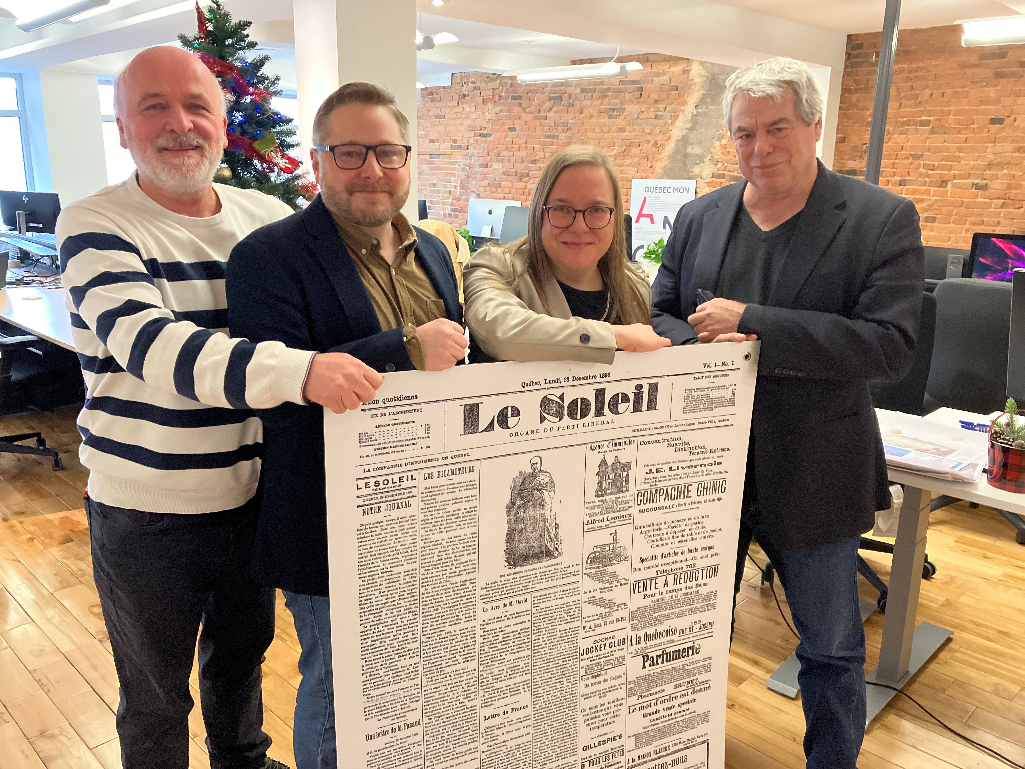 Une page d’histoire de 127 ans se tourne au journal Le Soleil, avec sa ...