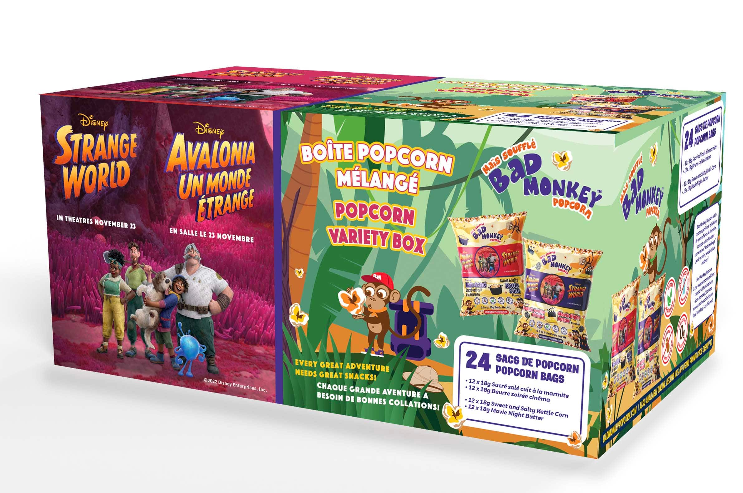 Le fabricant de popcorn québécois Bad Monkey signe un contrat avec ...