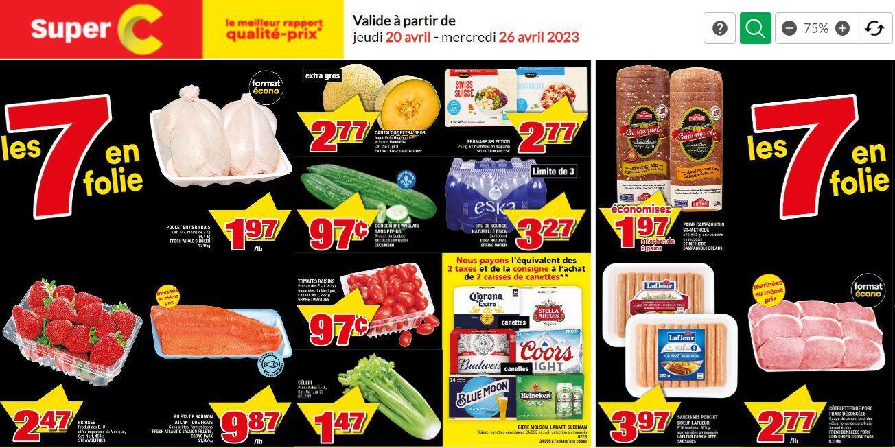 Les meilleurs rabais de la semaine du 20 avril en épicerie | Salut Bonjour