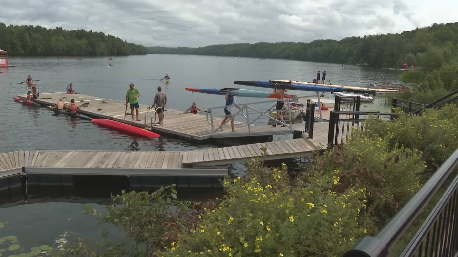 Shawinigan accueille les athlètes de Canoe Kayak Canada | TVA Nouvelles