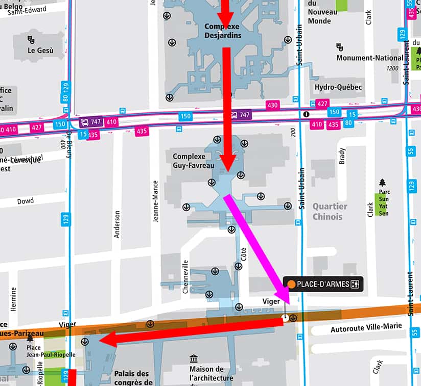 J’ai marché le réseau souterrain de Montréal du début à la fin: voici ...