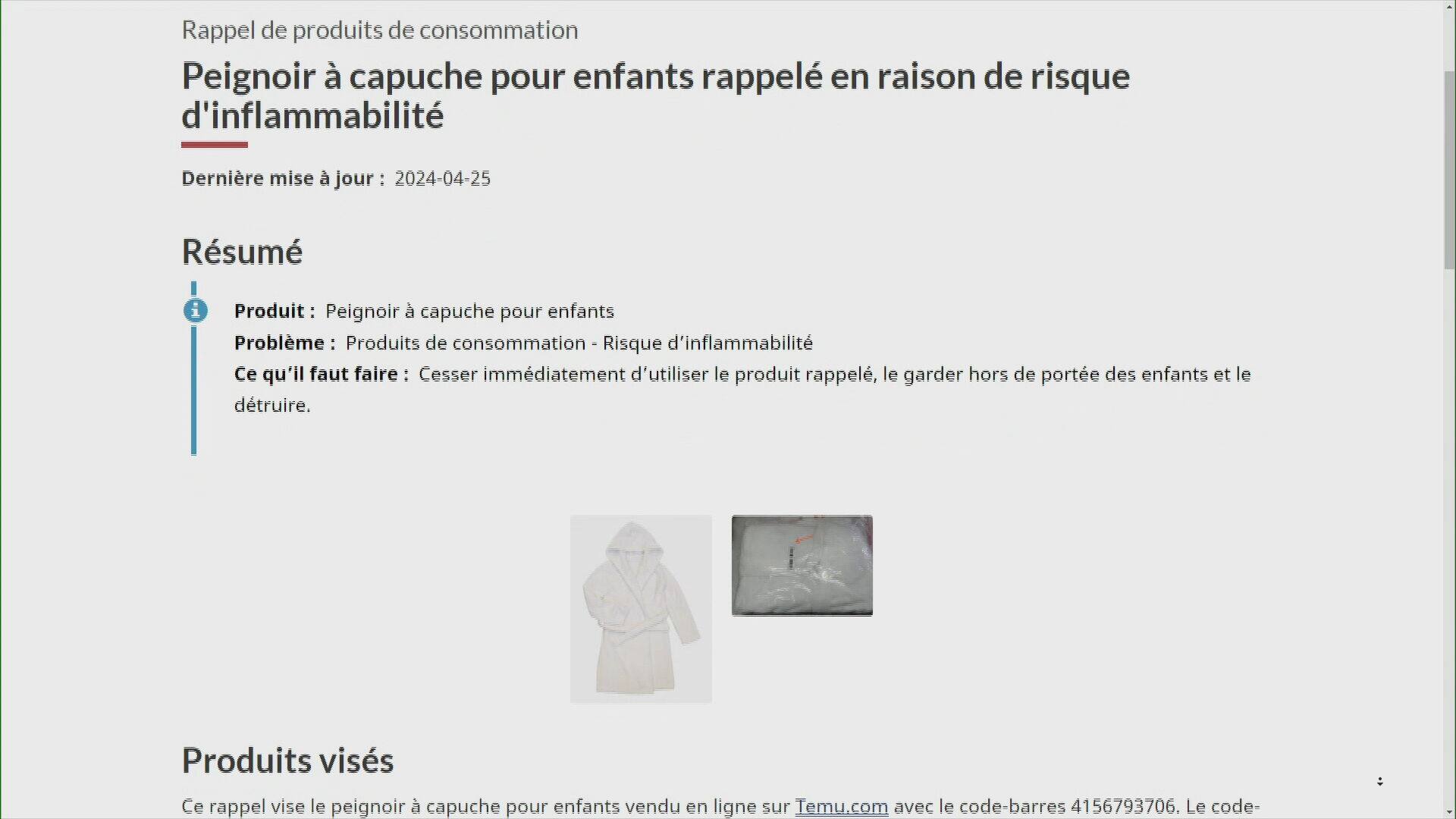 Temu: des produits pour enfants moins chers, mais moins sécuritaires? | JDM