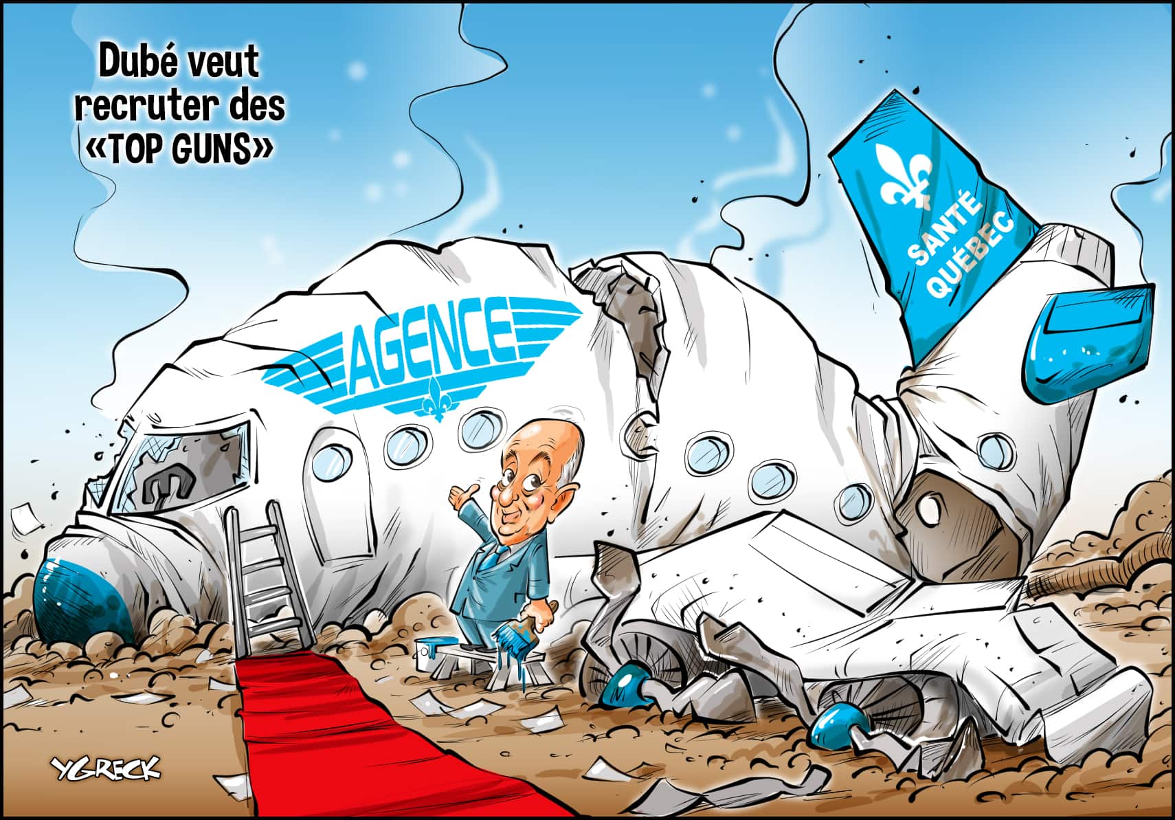 La caricature d'Ygreck | Le Journal de Québec