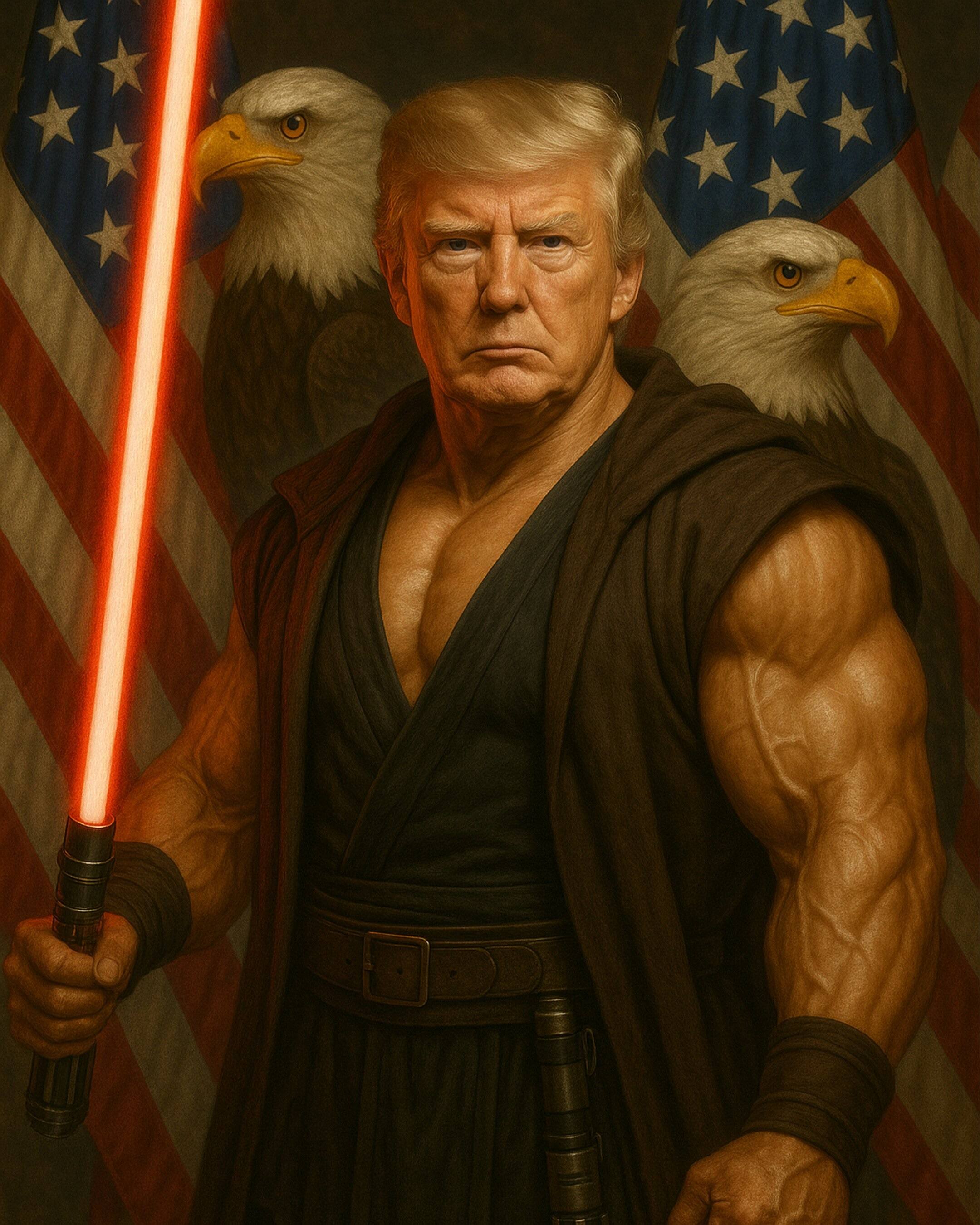 Journée «Star Wars»: la Maison-Blanche publie Donald Trump avec un sabre laser | JDM