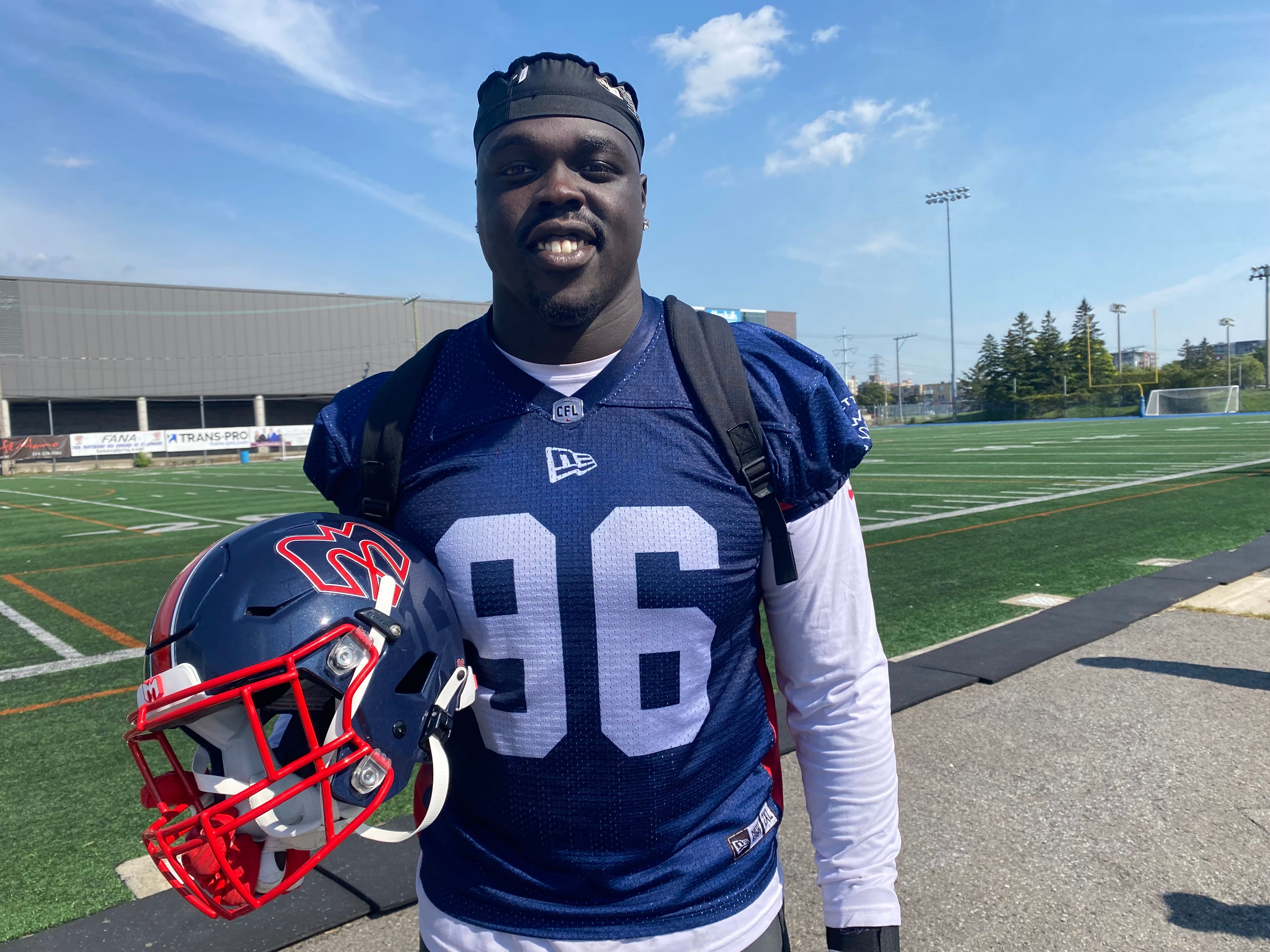 Lwal Uguak revient avec les Alouettes plus confiant que jamais - TVA Sports