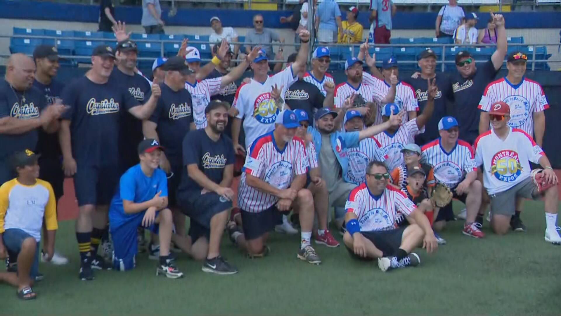 Denis Boucher accueille les anciens Expos dans son stade | TVA Nouvelles