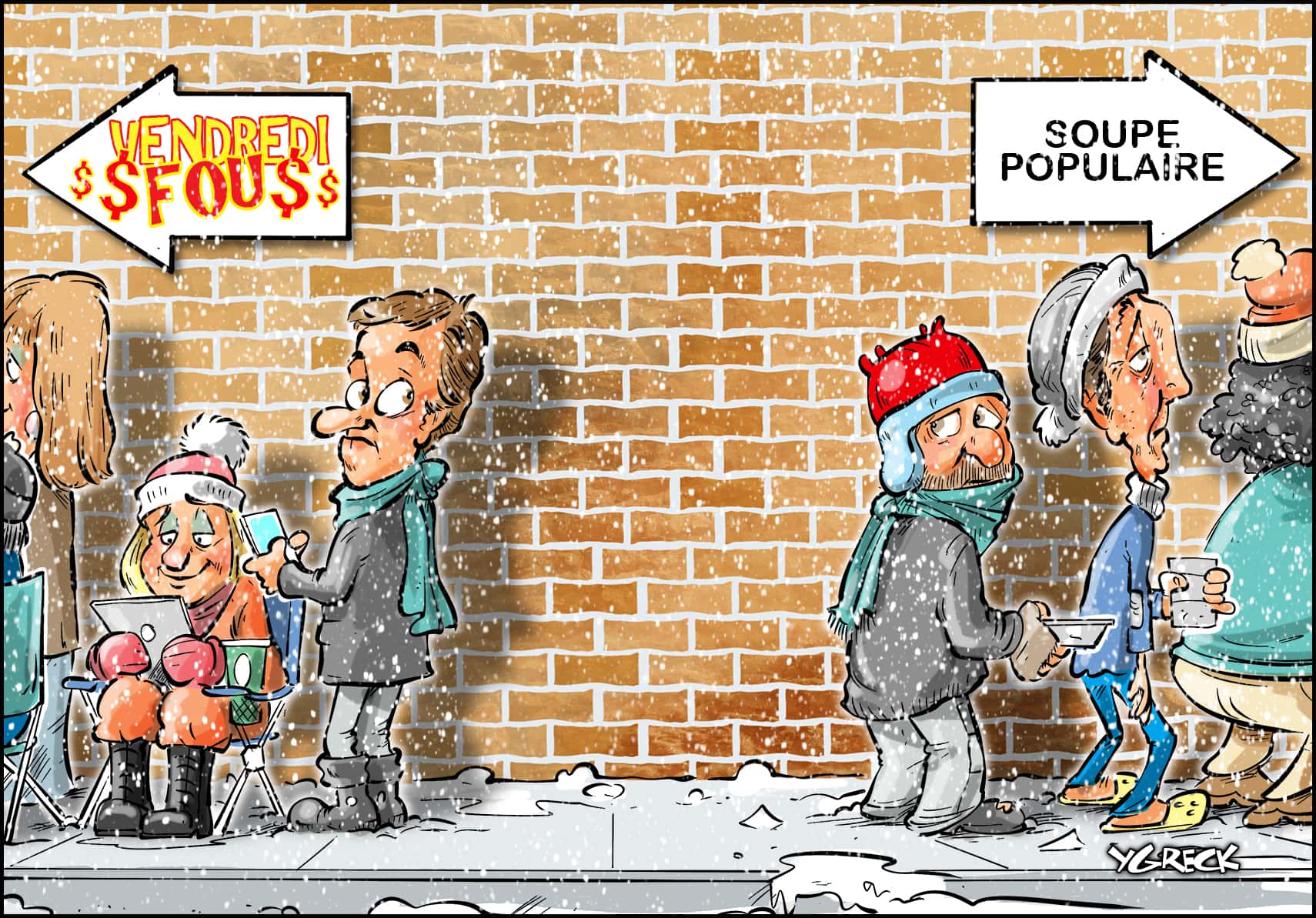 La caricature d'Ygreck | Le Journal de Montréal