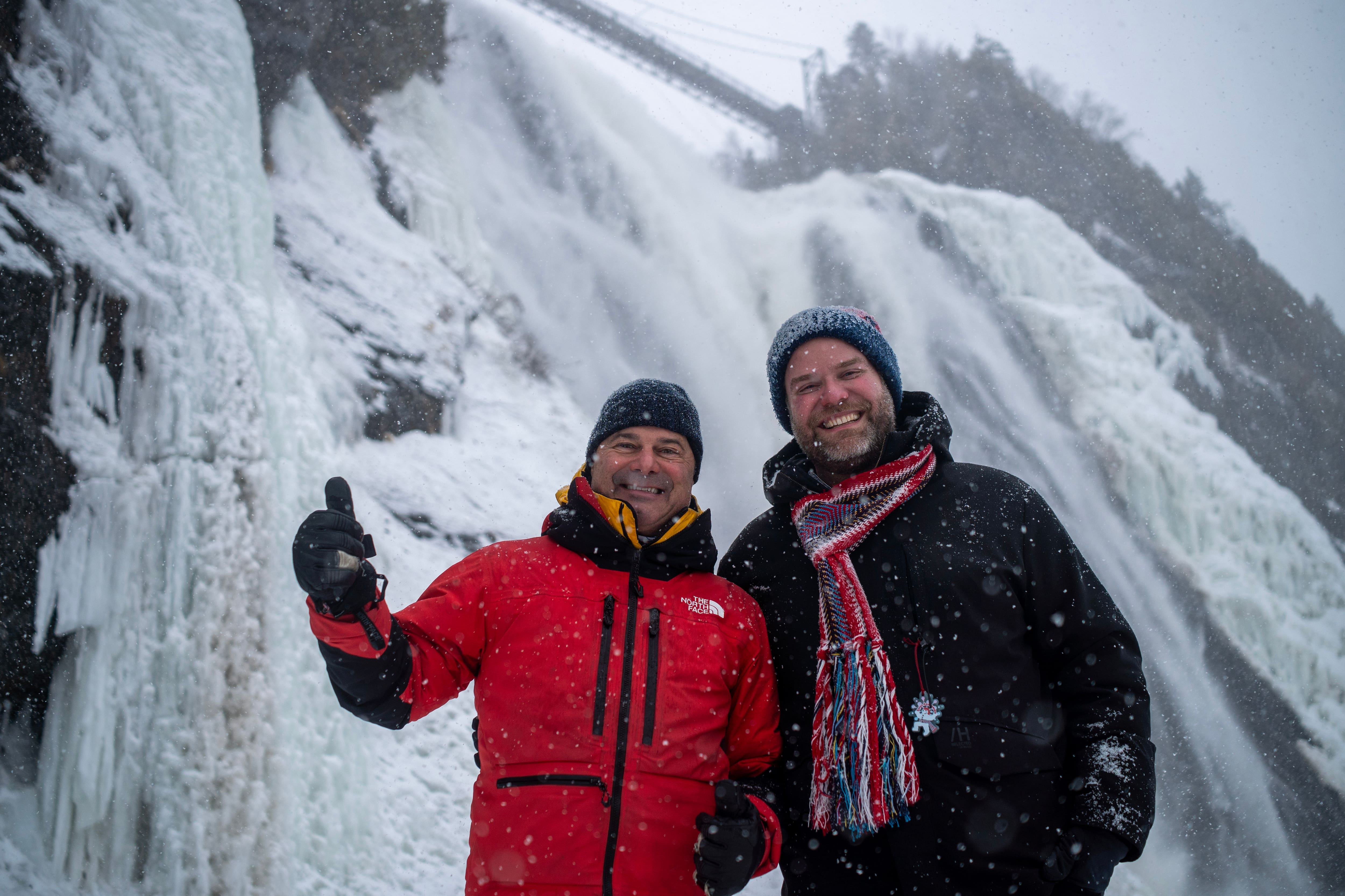 Au pied de la Chute Montmorency: une nouvelle compétition d'escalade de ...