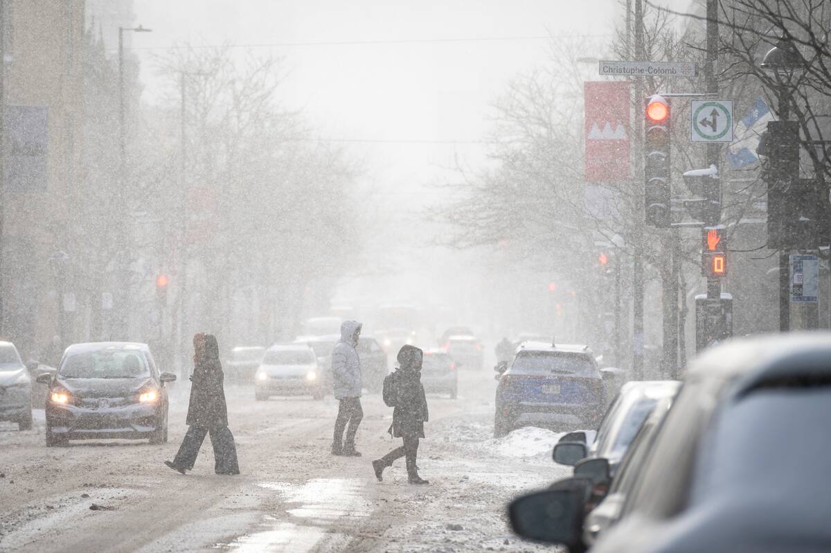 Vents violents et bourrasques de neige prévus lundi | TVA Nouvelles