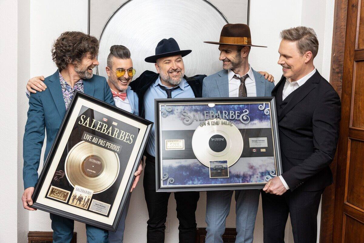 Deux disques d'or pour Salebarbes | Le Journal de Québec