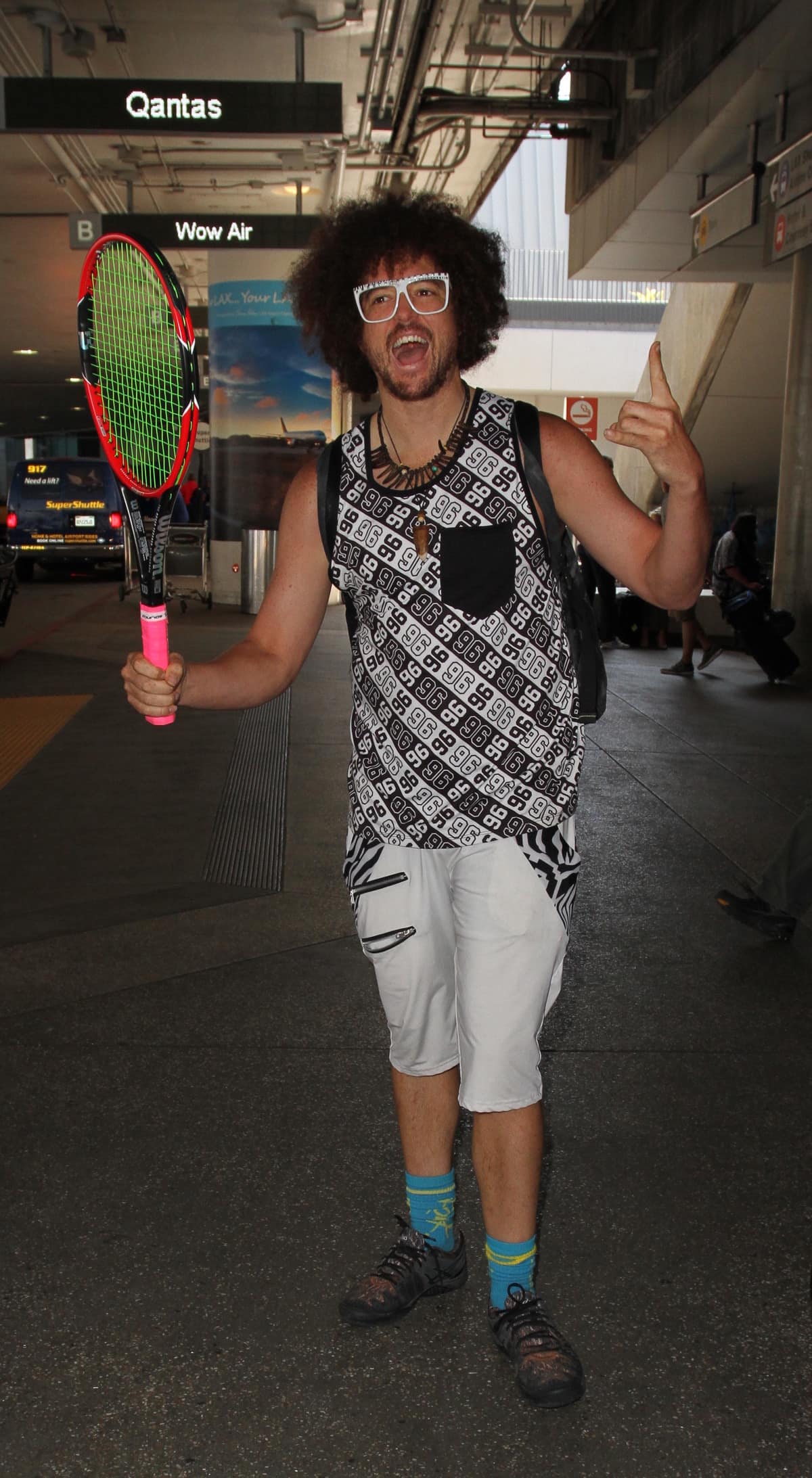 Redfoo, un ancien chanteur de LMFAO, s'est reconverti au tennis ...