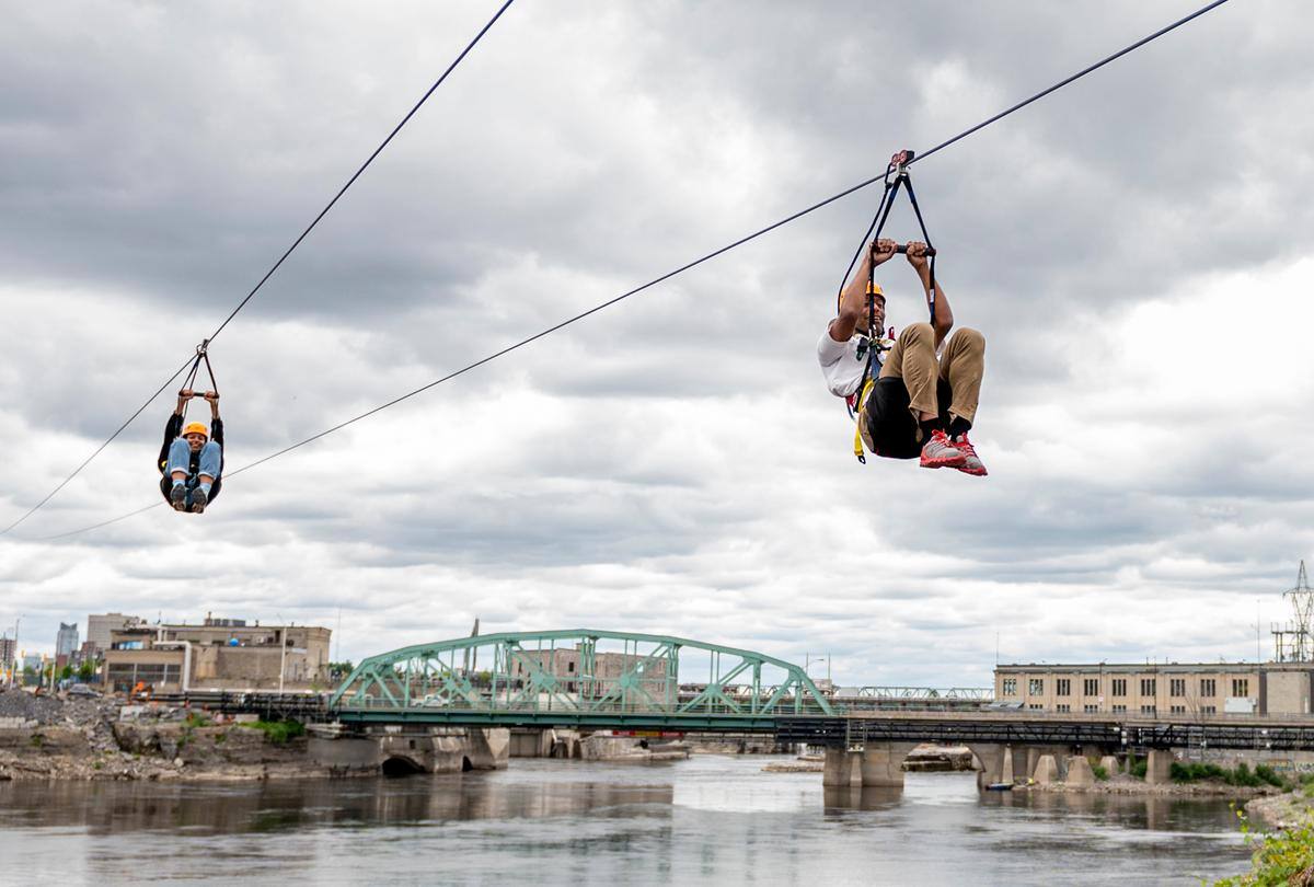 La première tyrolienne interprovinciale au monde s’installe à Gatineau ...