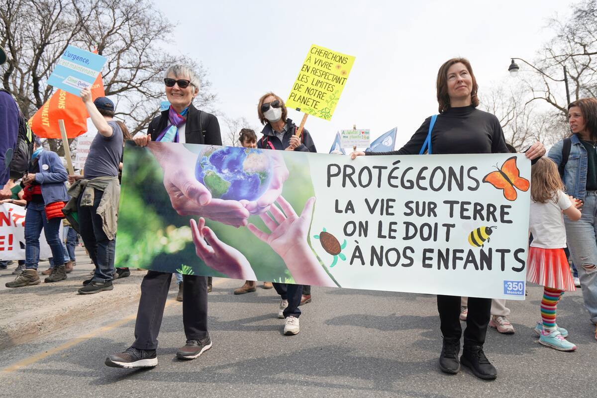 Jour de la Terre: plus d’un millier de personnes dans les rues de ...