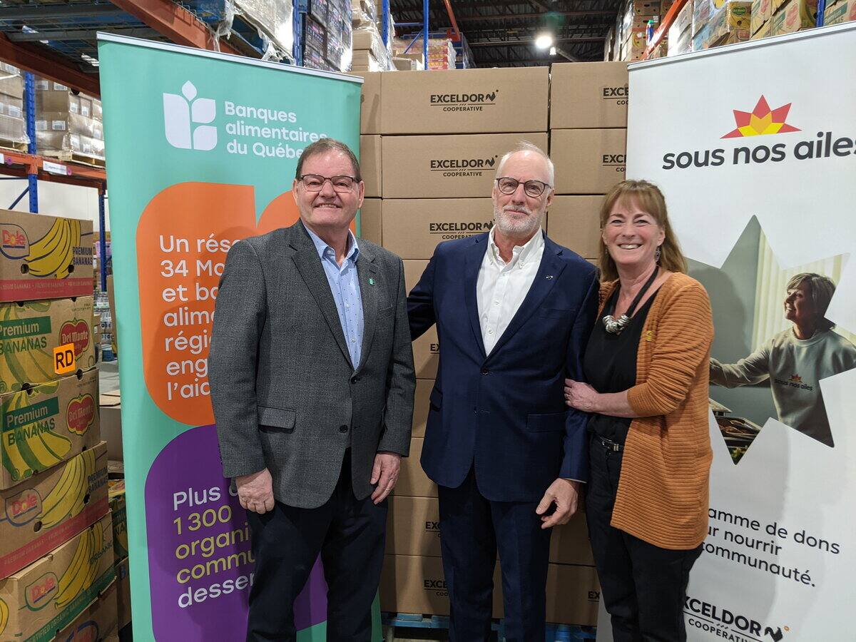 Exceldor fournira 12 000 kg par mois aux banques alimentaires du Québec ...