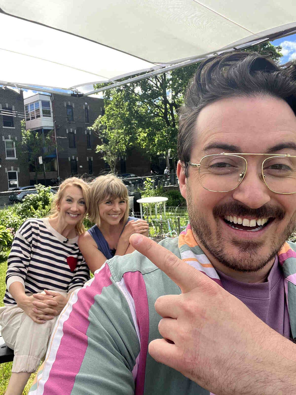 Véronique Claveau et Bryan Audet ont amorcé leur relation en frenchant ...