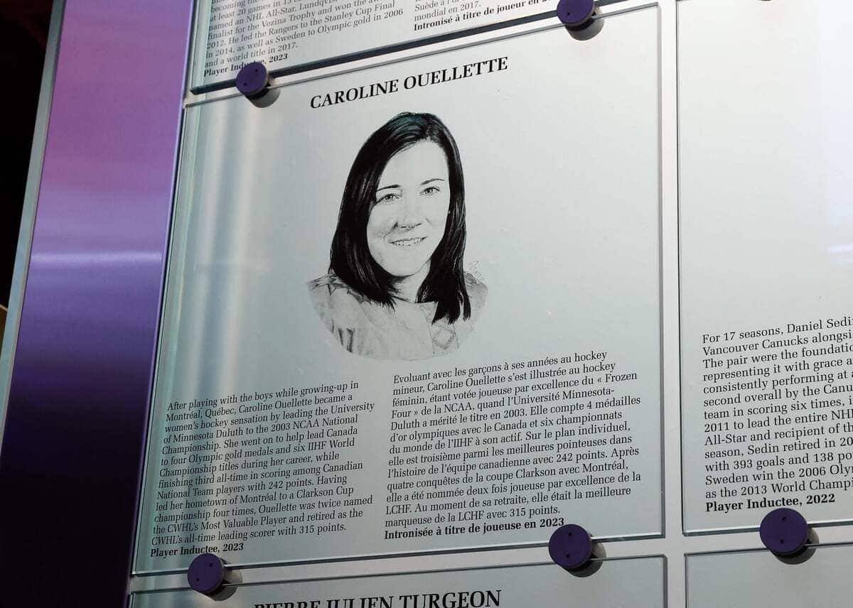 La course folle de Caroline Ouellette vers le Temple de la renommée | JDM