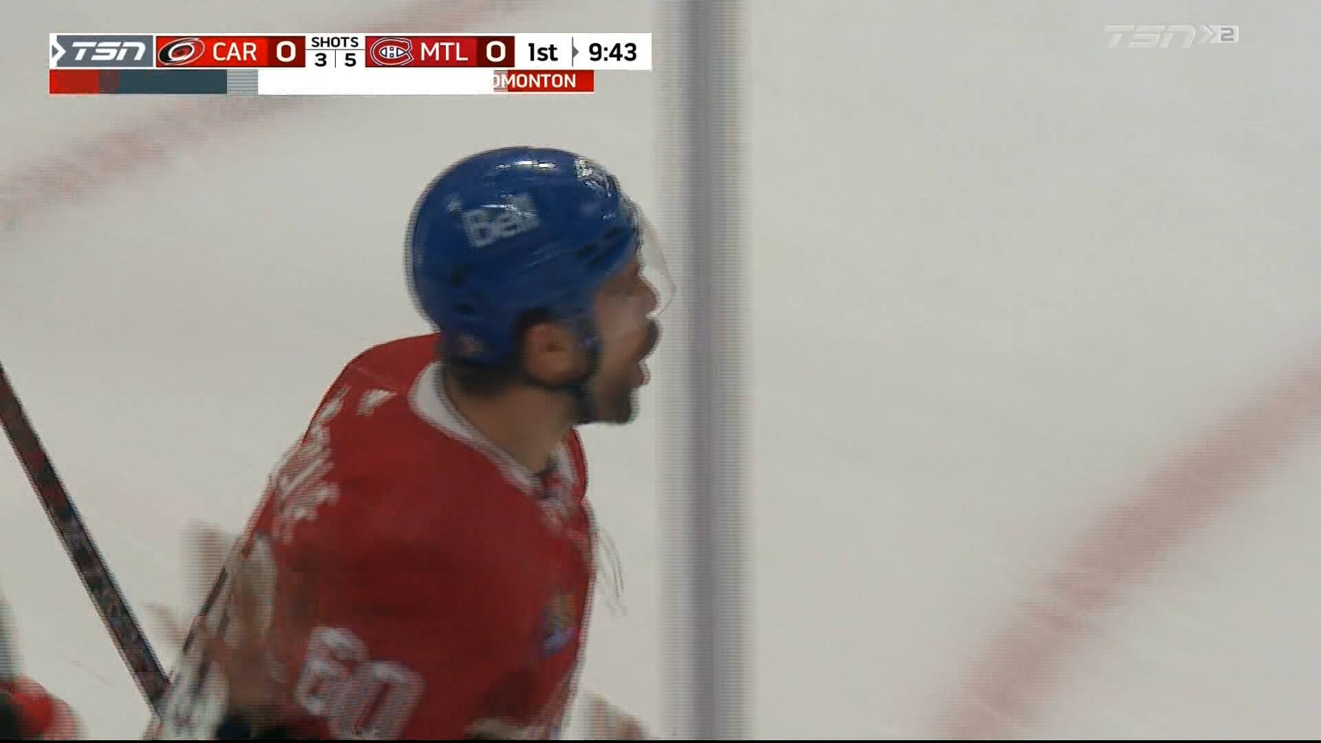 [À VOIR] Canadien c. Hurricanes: Alex Belzile score dans un deuxième ...