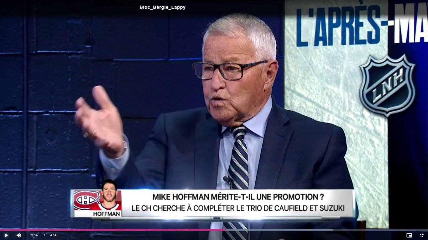 Premier trio du CH: le choix surprenant de «Bergie» - TVA Sports