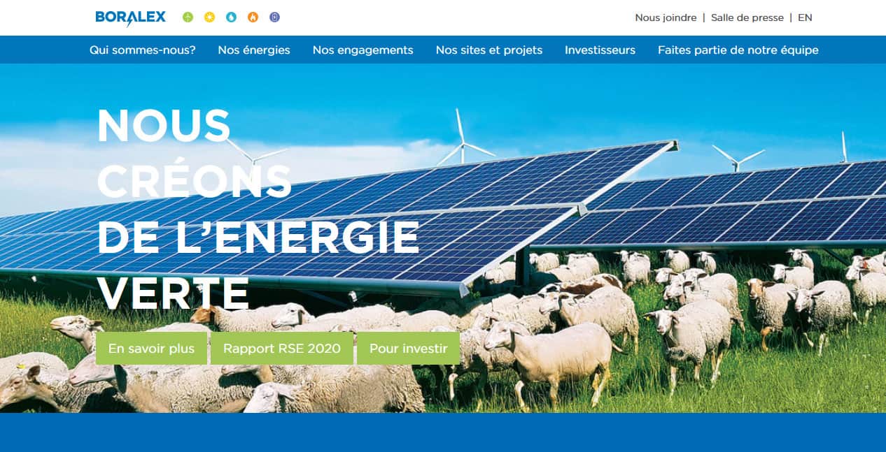 Boralex qualifie 2020 de «remarquable» | TVA Nouvelles