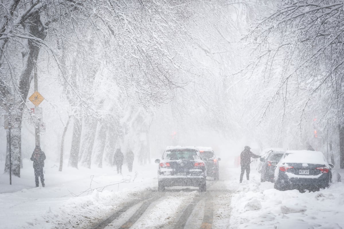 Bordée printanière: déjà 15 à 25 centimètres de neige reçus dans le sud ...