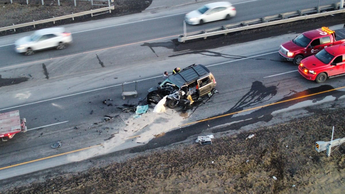 Brossard: un accident mortel a forcé la fermeture de l’autoroute 30 | JDM