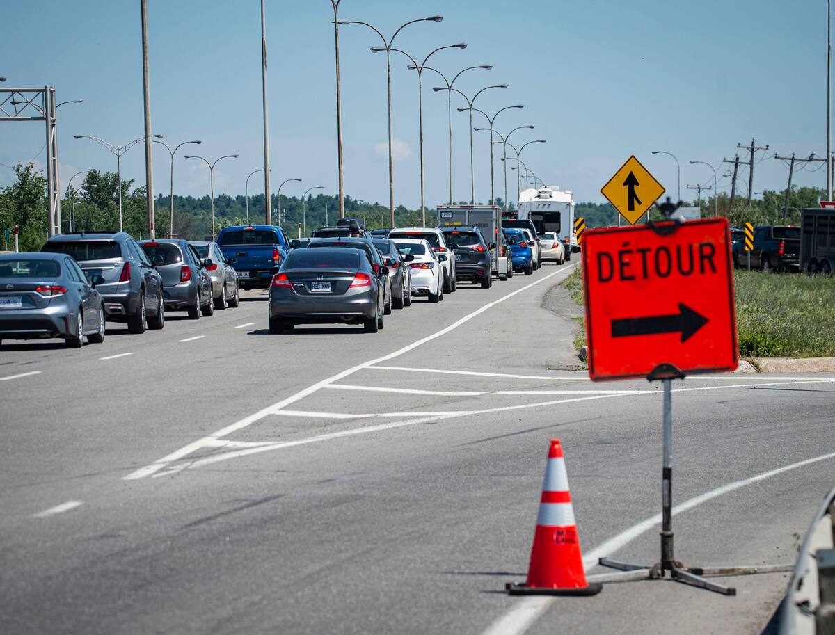 La fuite de gaz qui a forcé la fermeture de l'autoroute 640 à Rosemère ...