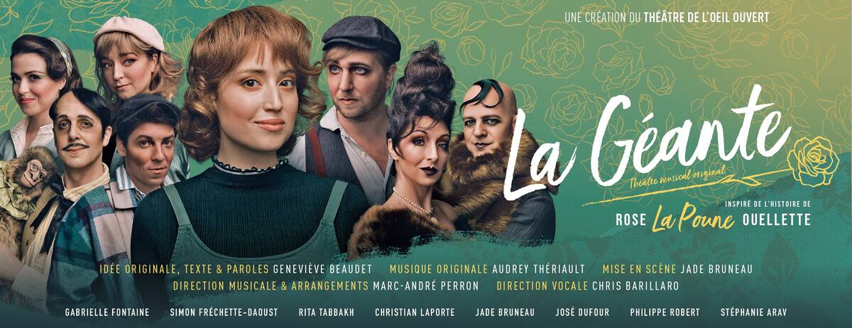 Dans le théâtre musical «La géante»: Gabrielle Fontaine deviendra La ...
