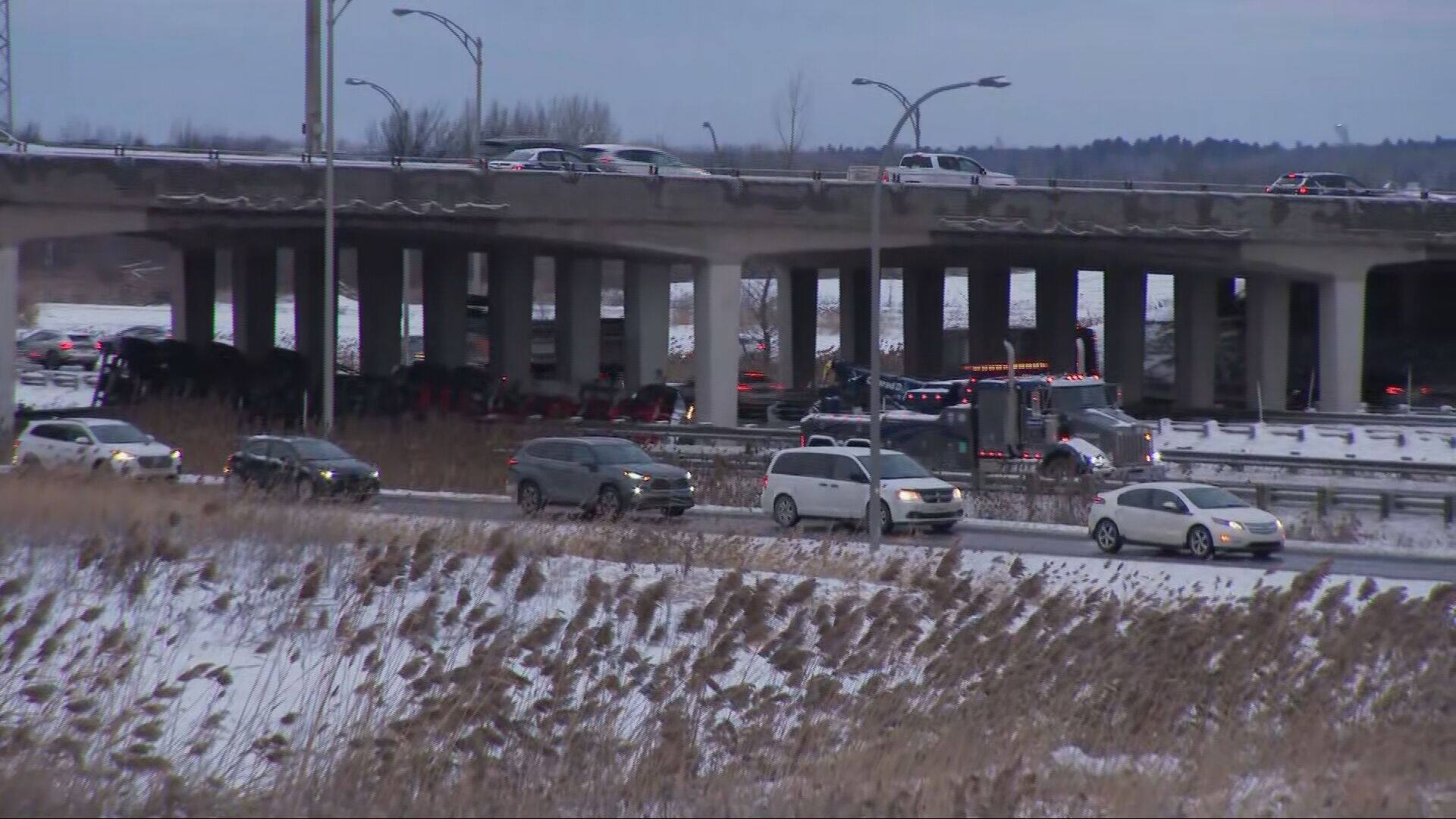 Camion-citerne renversé: l'autoroute 10 réouverte près de Chambly | TVA ...