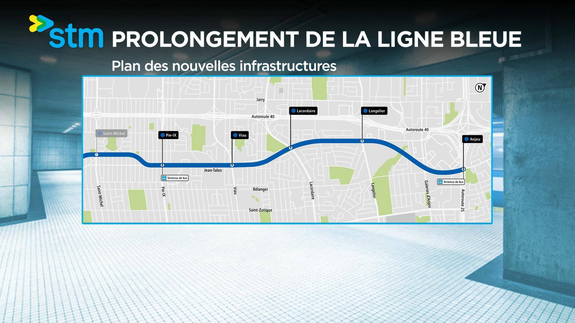 Prolongement de la ligne bleue: début des travaux préparatoires | TVA ...