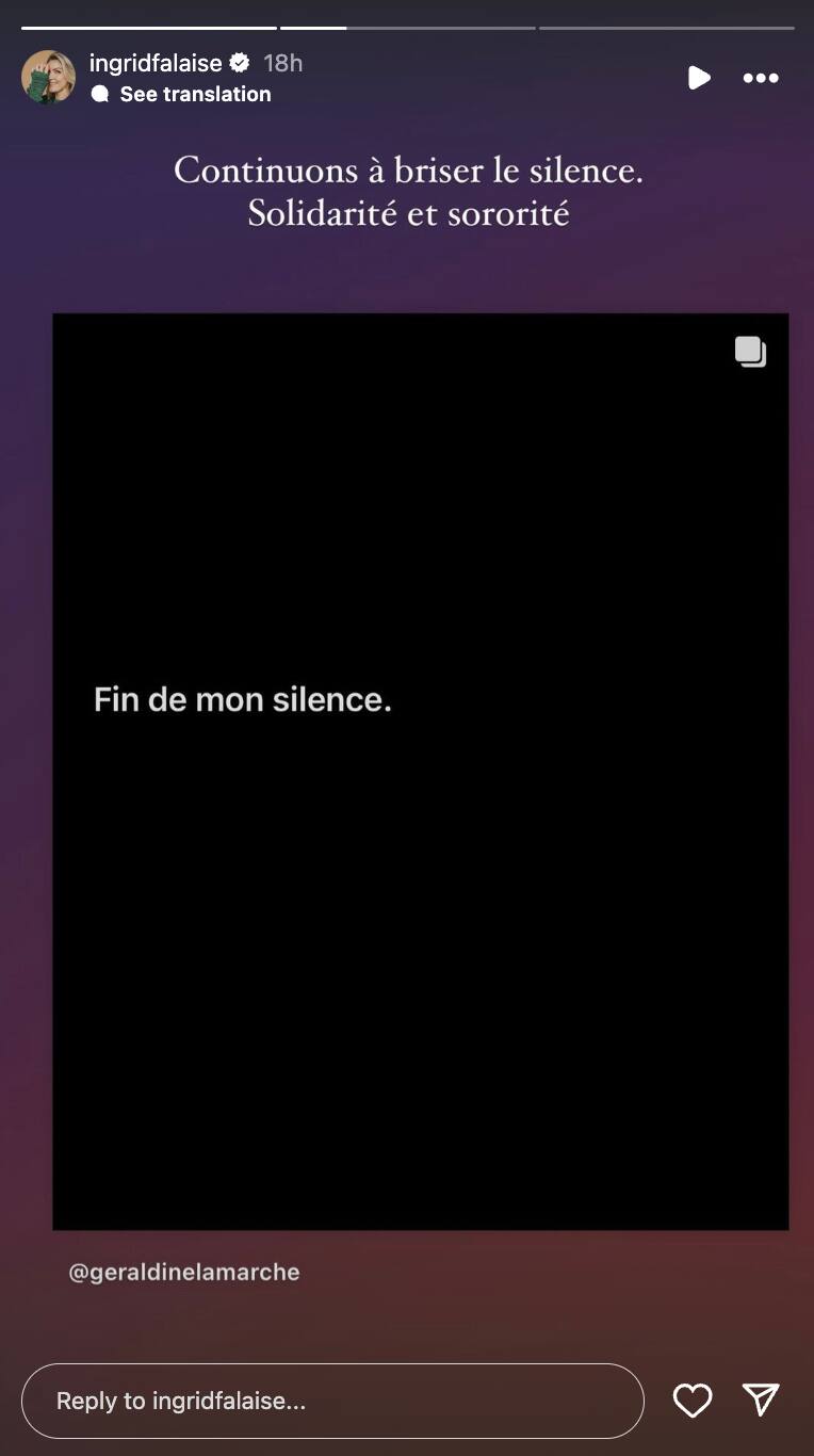 Violence conjugale: Géraldine Lamarche a pu compter sur le soutien d ...