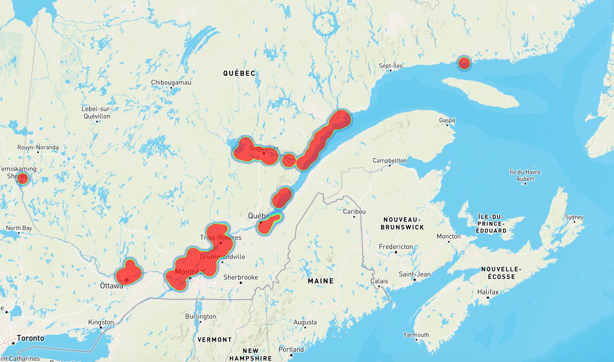 Carte Interactive 19 000 Résidences à Risque De Glissements De Terrain