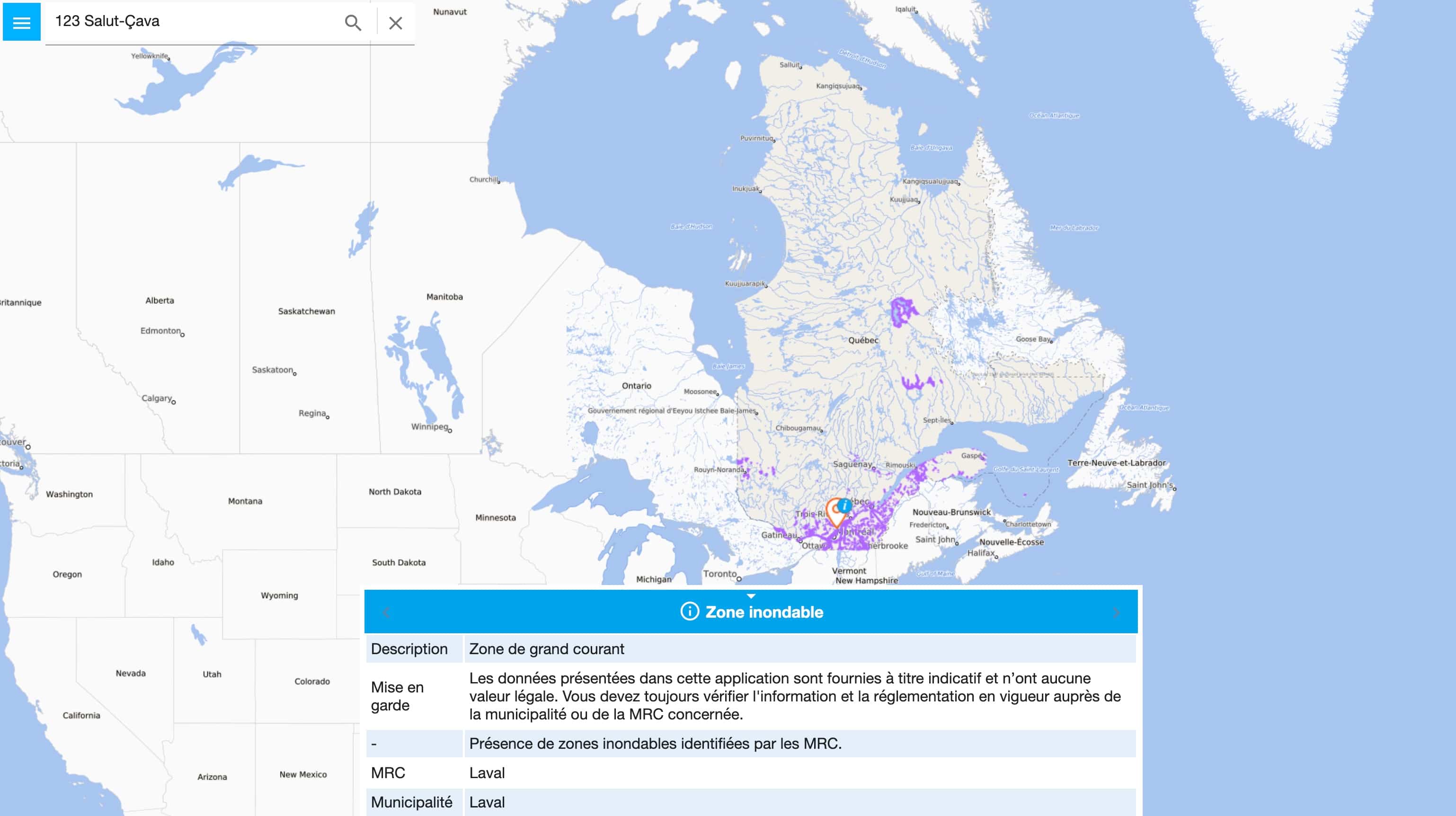 Habitez-vous en zone inondable? | 24 heures