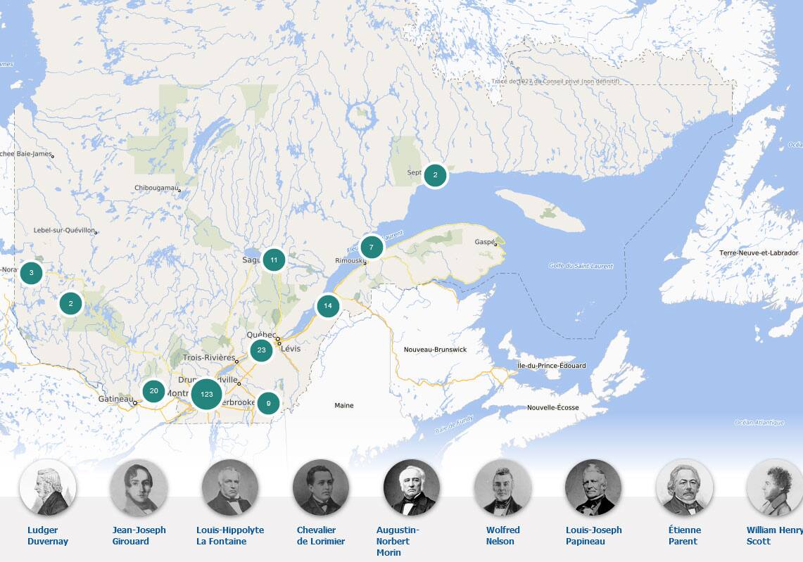 Journée nationale des patriotes : une carte interactive pour apprendre ...