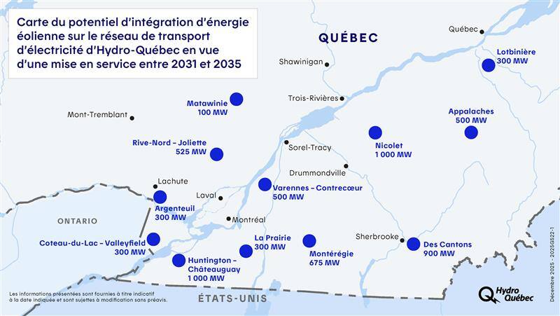 Hydro-Québec prépare un nouvel appel d’offres de projets éoliens | JDQ