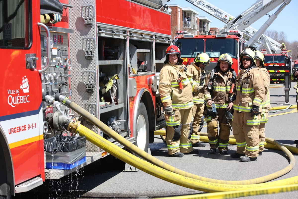Hausse des interventions: une année occupée pour les pompiers de Québec ...