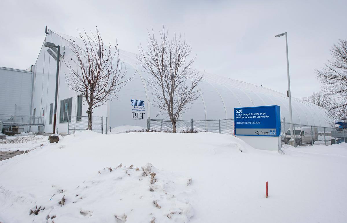 Complexe temporaire à assemblage rapide: 62 lits de plus à l’hôpital de ...