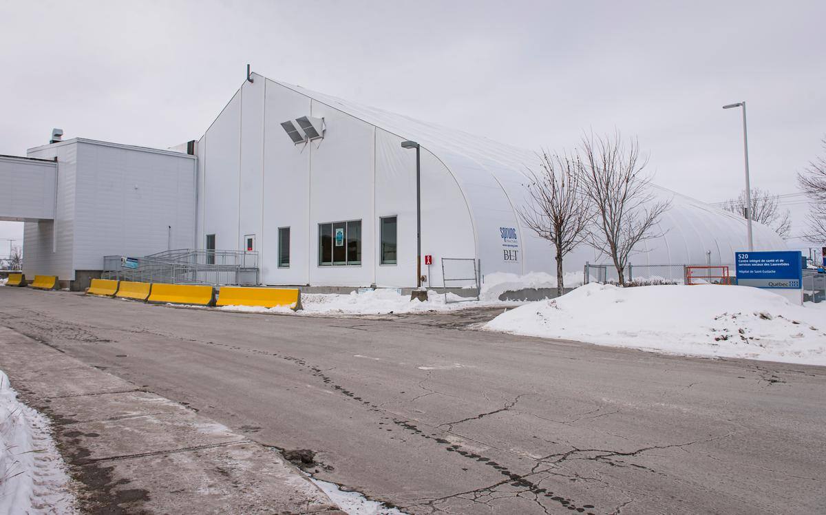 Complexe temporaire à assemblage rapide: 62 lits de plus à l’hôpital de ...