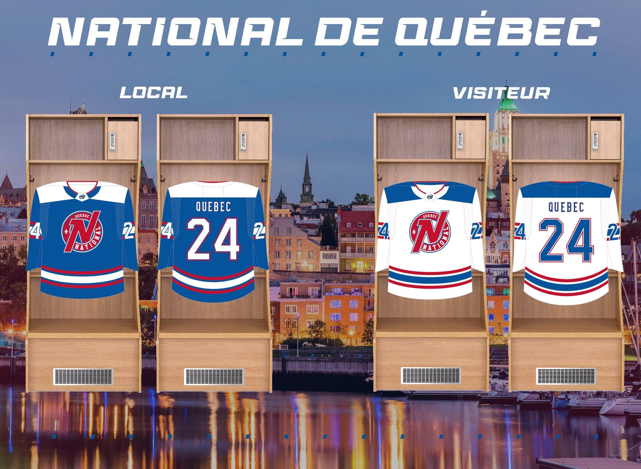 LNAH: la nouvelle équipe de Québec dévoile ses couleurs | JDQ