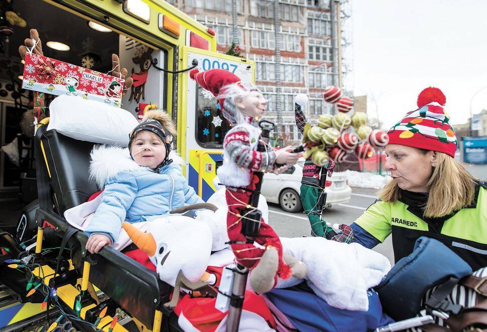 Journée magique pour la petite Charlie | TVA Nouvelles