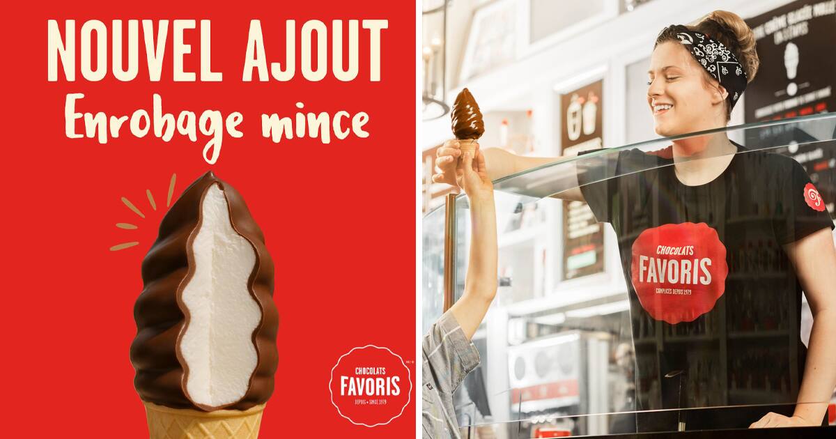 Chocolats Favoris annonce un nouvel enrobage mince pour ses cornets de ...
