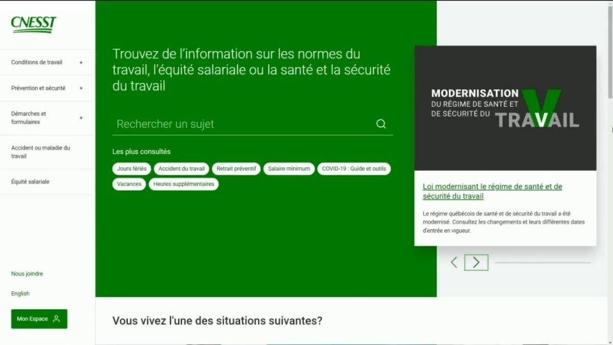 C'est bon à savoir: Une nouvelle campagne de la CNESST | Salut Bonjour