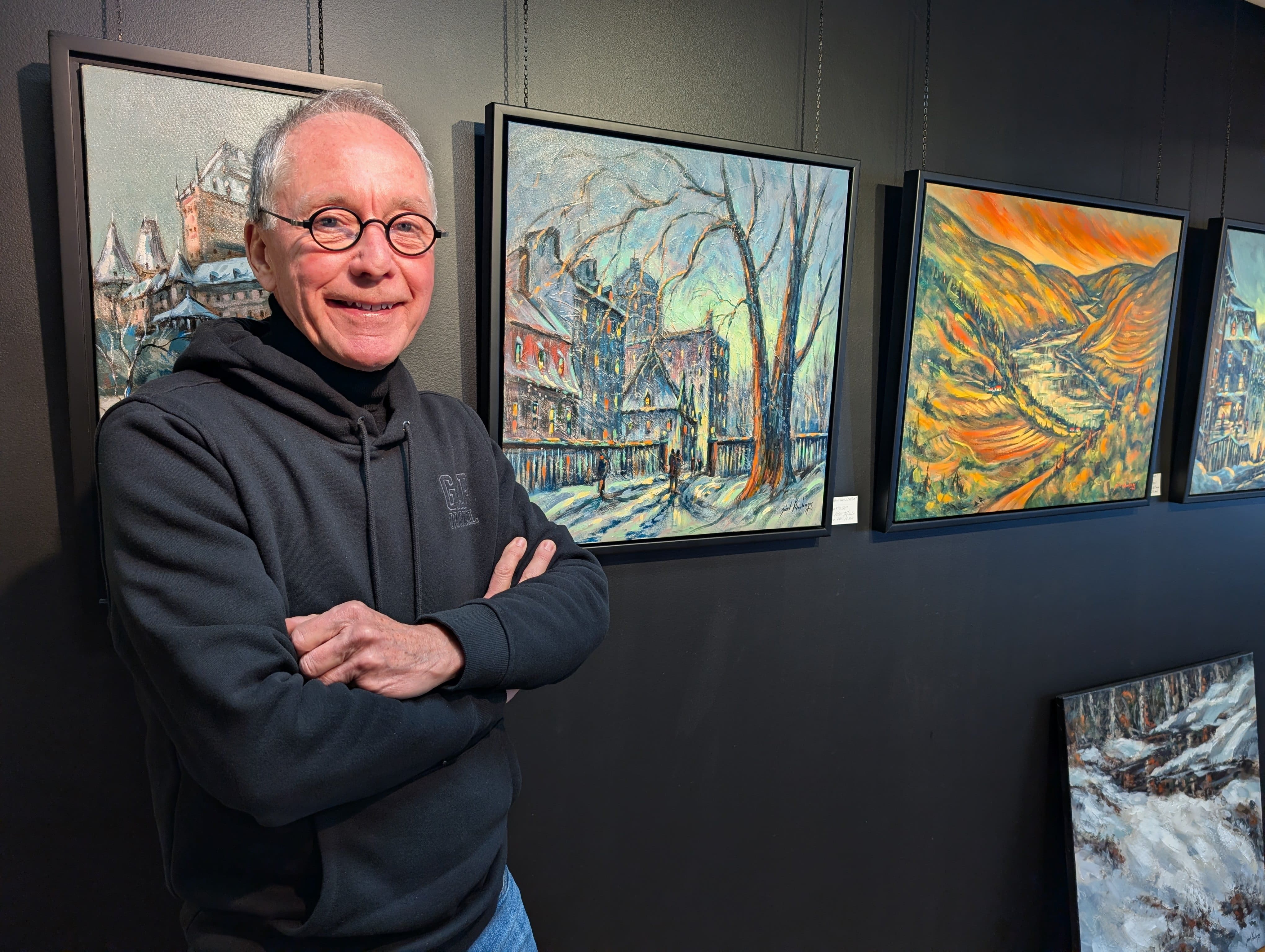 50 ans à peindre le Vieux-Québec: l’artiste Gérard Boulanger toujours ...