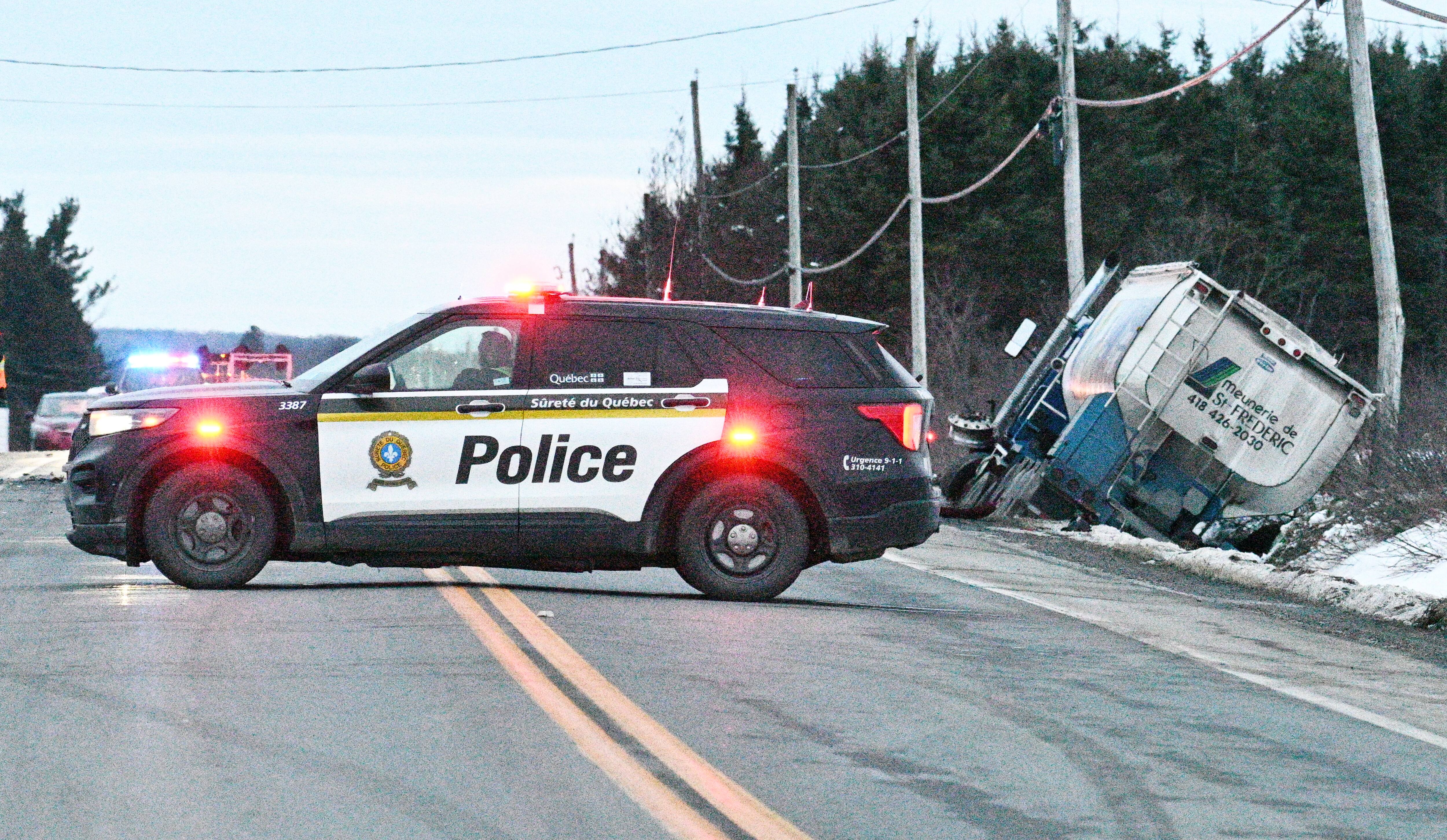 Un accident a fait un mort sur la route 112 à Saint-Frédéric-de-Beauce ...