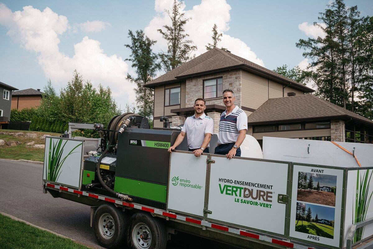 Vertdure prend de l'expansion: l'entreprise lance 24 franchises en hydro-ensemencement | JDQ