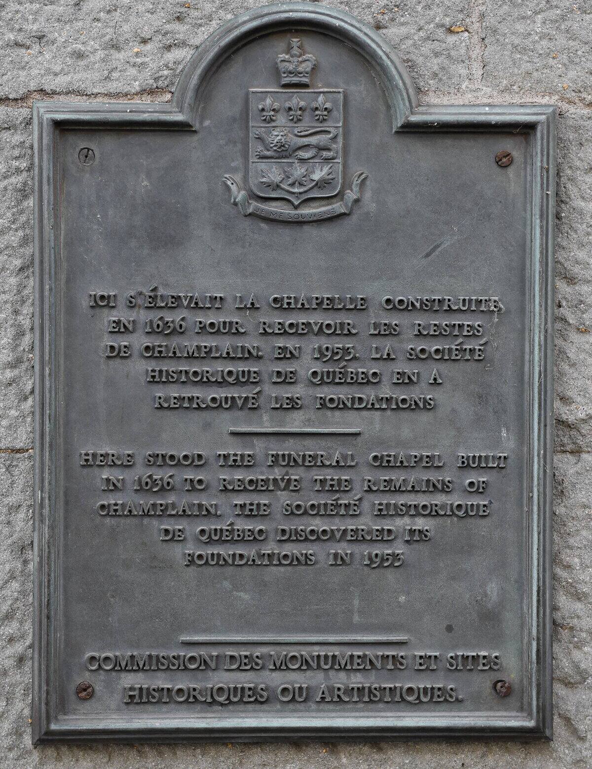 Retrouverons-nous un jour le tombeau de Samuel de Champlain? | JDQ