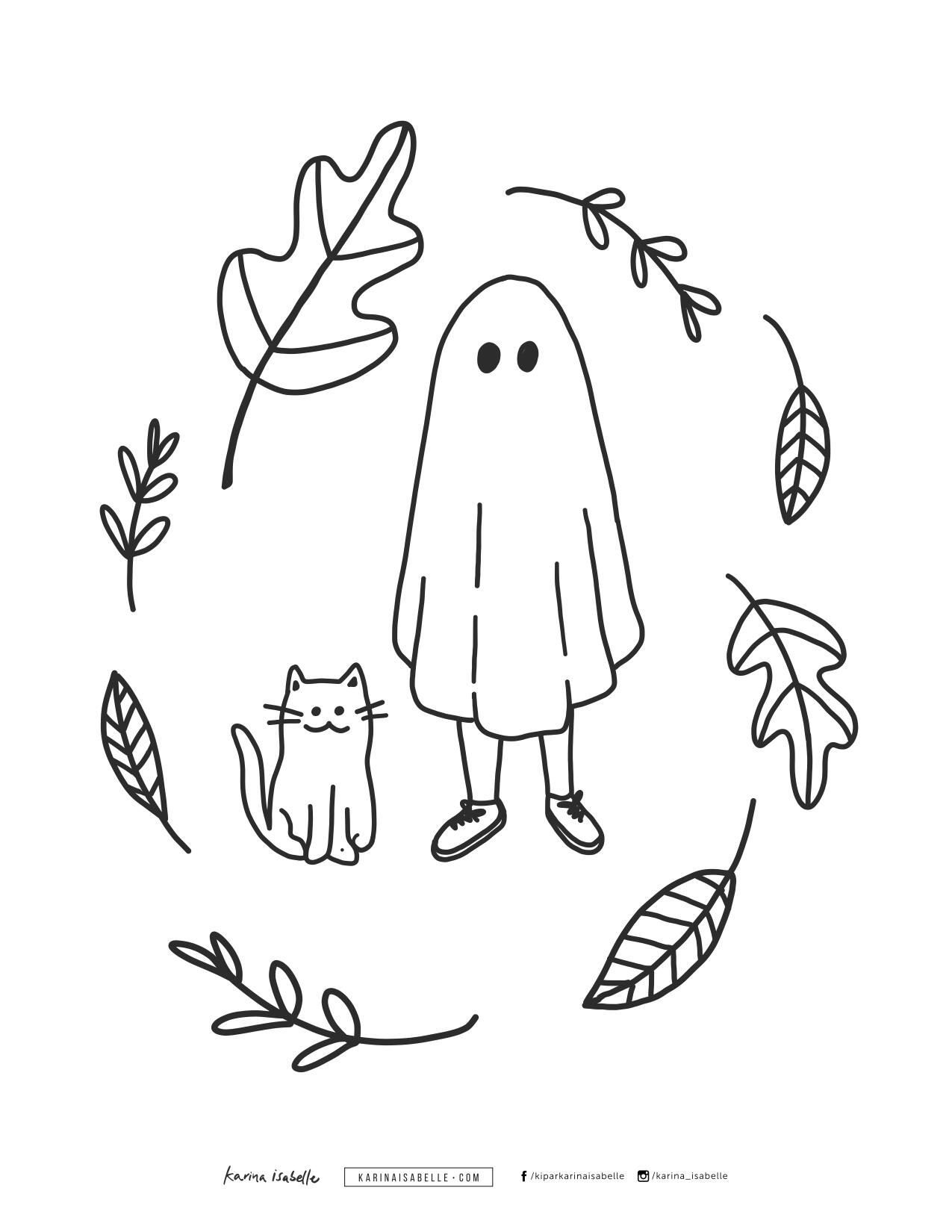 De beaux dessins à colorier imprimables pour l'Halloween | Salut Bonjour