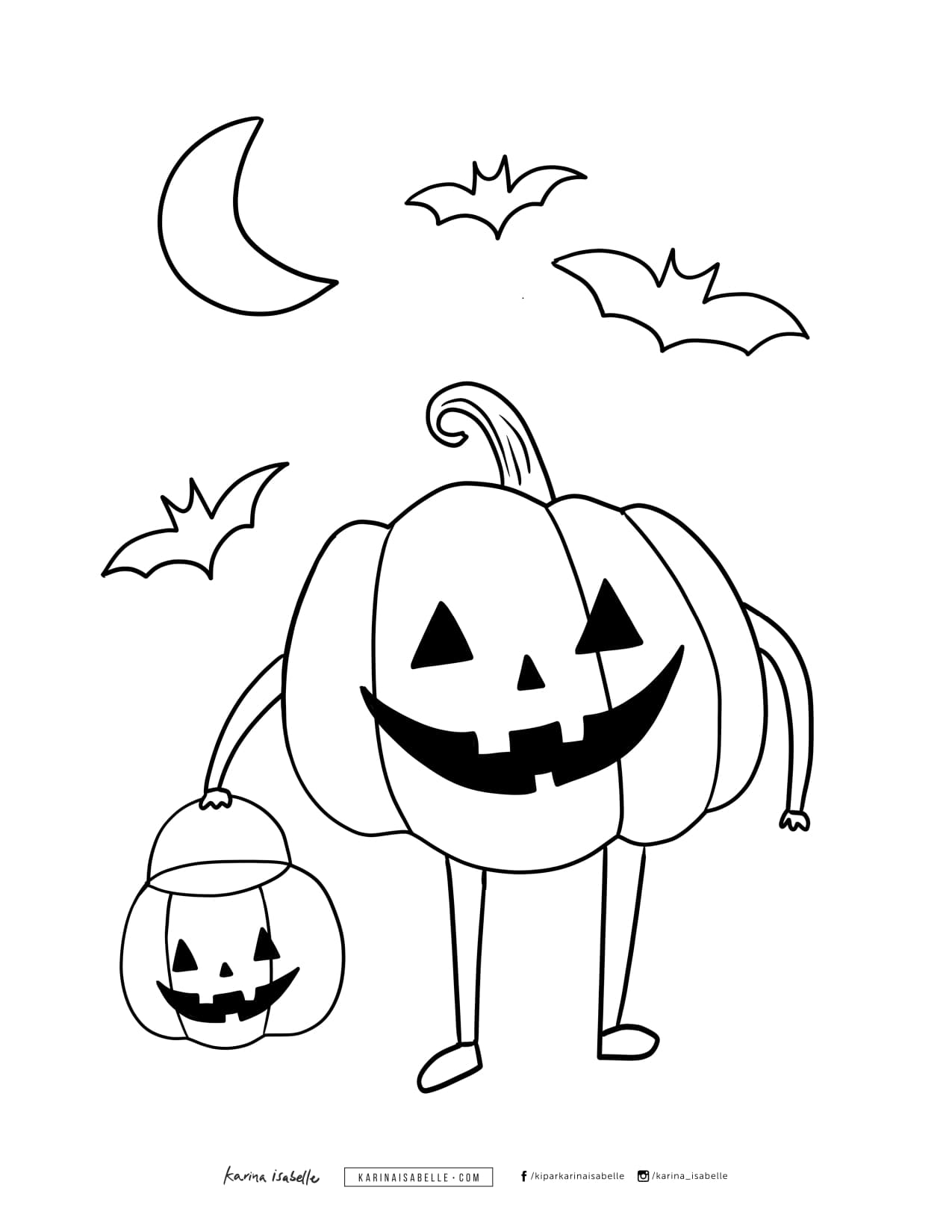 De beaux dessins à colorier imprimables pour l'Halloween | Salut Bonjour